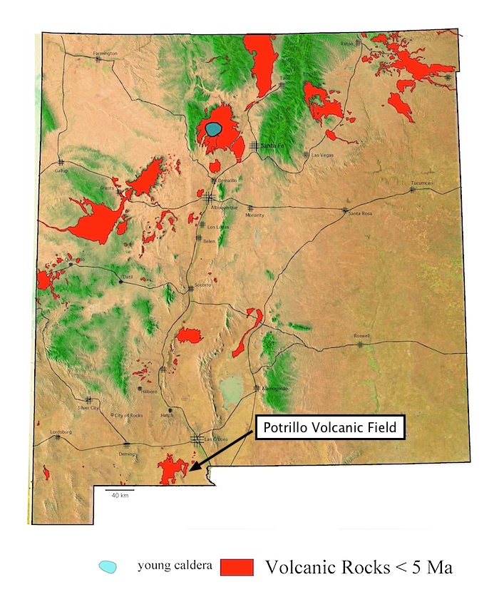 Potrillo Volcanic Field | New Mexico Museum of Natural History & Science